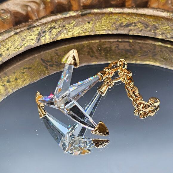 Swarovski | Accents | Swarovski Crystal Memories Anchor Figurine ...